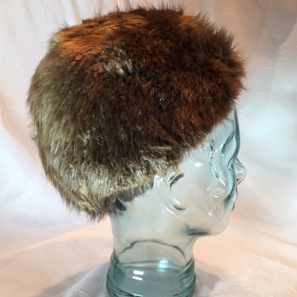 Accessories | Real Fur Hat 22 Inch Head Circumference Vintage | Poshmark